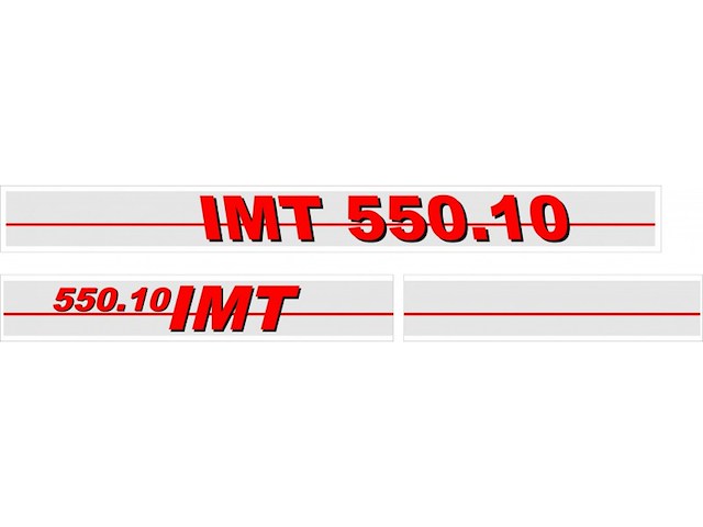 IMT 550.10 - Nalepnice za traktor