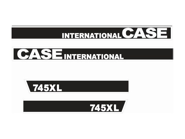 CASE INTERNATIONAL 745 XL - Nalepnice za traktor