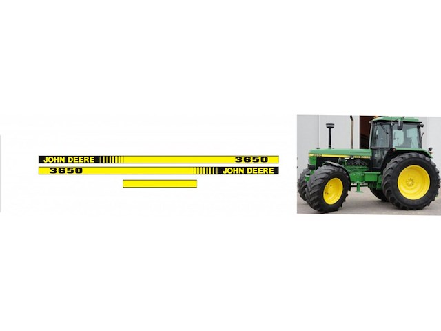 JOHN DEERE 3650 - Nalepnice za traktor