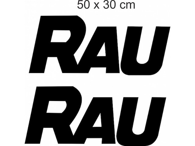 RAU - Nalepnice za prskalicu