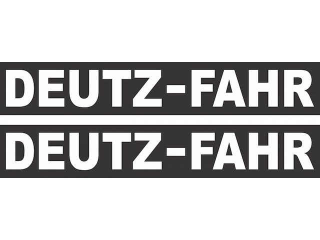 DEUTZ -FAHR - Nalepnice za kosilicu