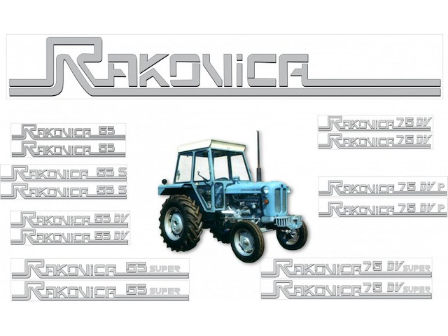 RAKOVICA - Nalepnice za traktor