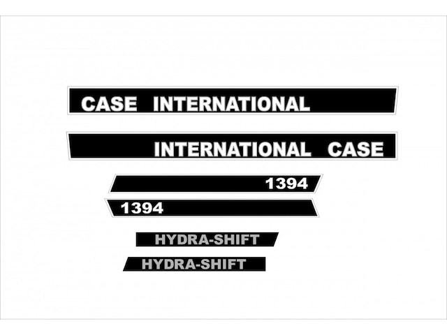 CASE INTERNATIONAL 1394 - nalepnice za traktor