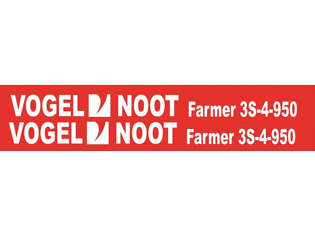 VOGELNOOT FARMER 3s - 4  -950 ---nalepnice za plug