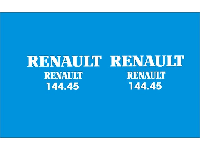 NALEPNICE ZA TRAKTOR RENAULT 144.45