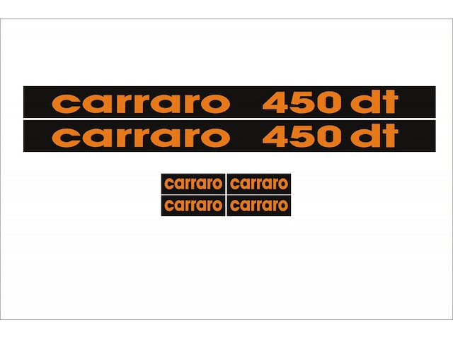 NALEPNICE ZA TRAKTOR CARRARO 450 DT