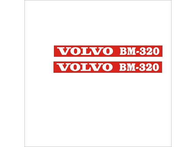 NALEPNICE ZA TRAKTOR- VOLVO BM 320