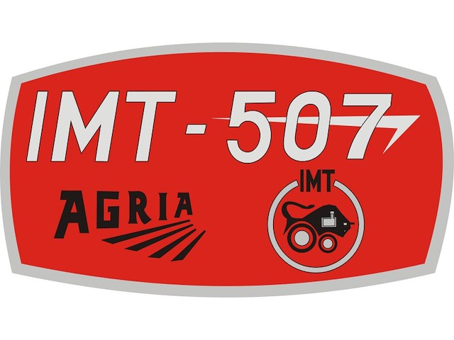 NALEPNICA ZA MOTOKULTIVATOR -IMT AGRIA 507