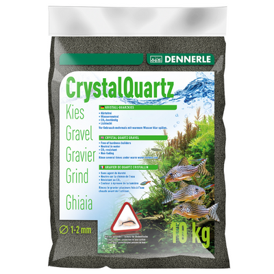 Dennerle Crystal quarz gravel diamond black 10kg