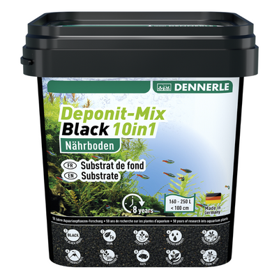 Dennerle Deponit Mix Black hranljivi supstrat 10u1, 9.6kg