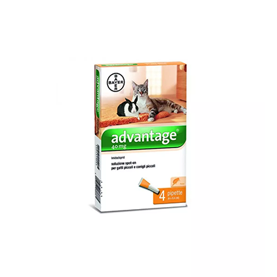 Bayer Advantage 40 mg za male mačke i kuniće