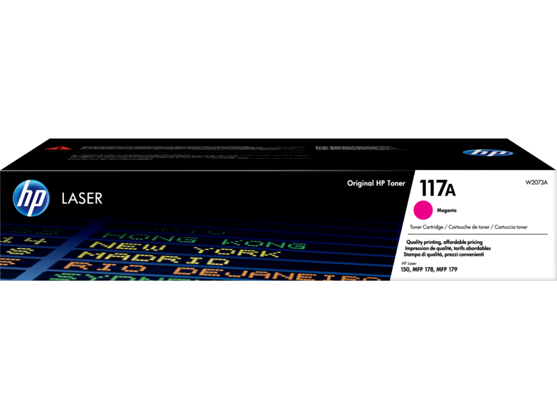 HP 117A Magenta Original Laser Toner Cartridge, W2073A