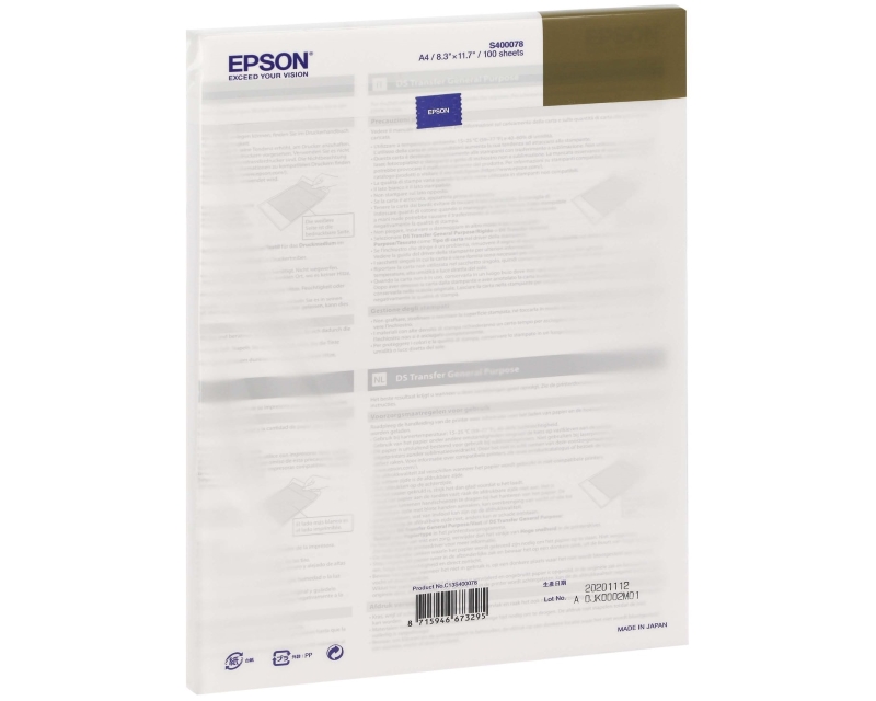 Epson S400078 DS Transfer general purpose A4 papir