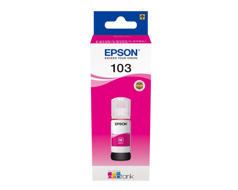 EPSON 103 EcoTank Magenta ink bottle, C13T00S34A