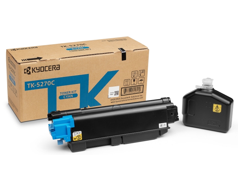 Kyocera Toner Cyan Cartridge, TK-5270C