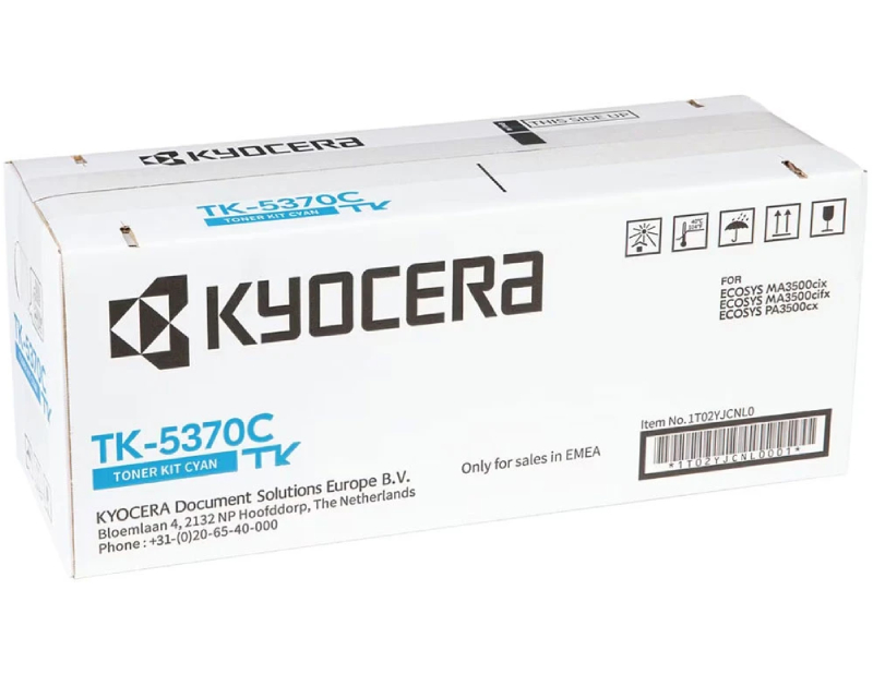 Kyocera Toner Cyan Cartridge, TK-5370C