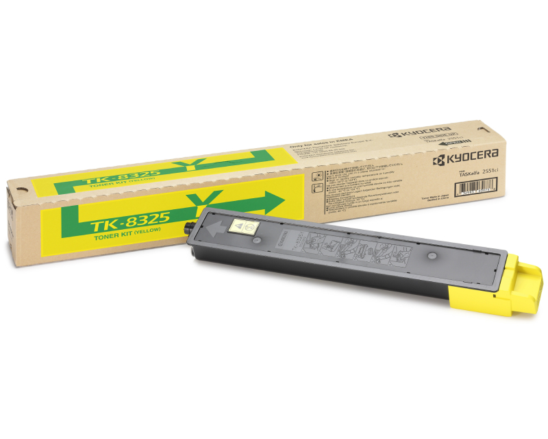 Kyocera Toner Yellow Cartridge, TK-8325Y