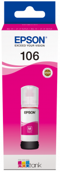 EPSON 106 ECOTANK MAGENTA INK BOTTLE, C13T00R340