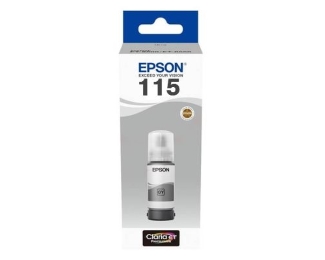 Epson 115 EcoTank Grey Ink Bottle, C13T07D54A