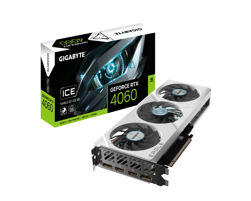 Gigabyte nVidia GeForce RTX 4060 EAGLE OC ICE 8GB, grafička karta