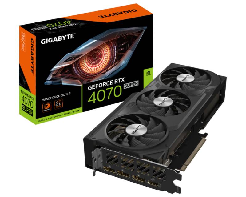 Gigabyte nVidia GeForce RTX 4070 SUPER WINDFORCE 12GB, grafička karta