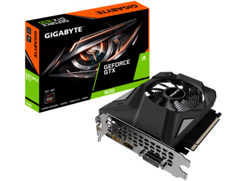 GIGABYTE nVidia GeForce GTX1630 OC crna 4GB, grafička karta