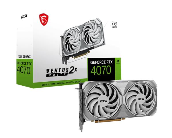 MSI RTX 4070 SUPER VENTUS 2X WHITE OC 12GB, grafička kartica