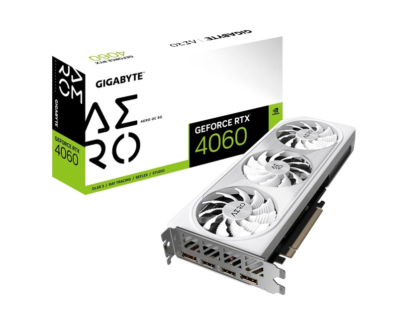 Gigabyte nVidia GeForce RTX 4060 AERO OC 8GB, grafička kartica