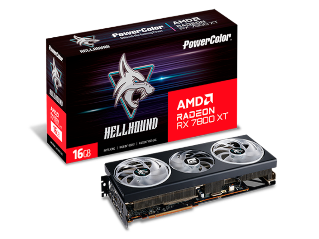 POWER COLOR Hellhound RX 7800 XT, grafička kartica