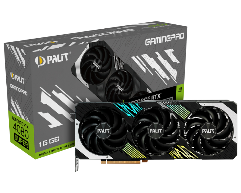 PALIT nVidia GeForce RTX 4080 SUPER GamingPro 16GB, grafička kartica