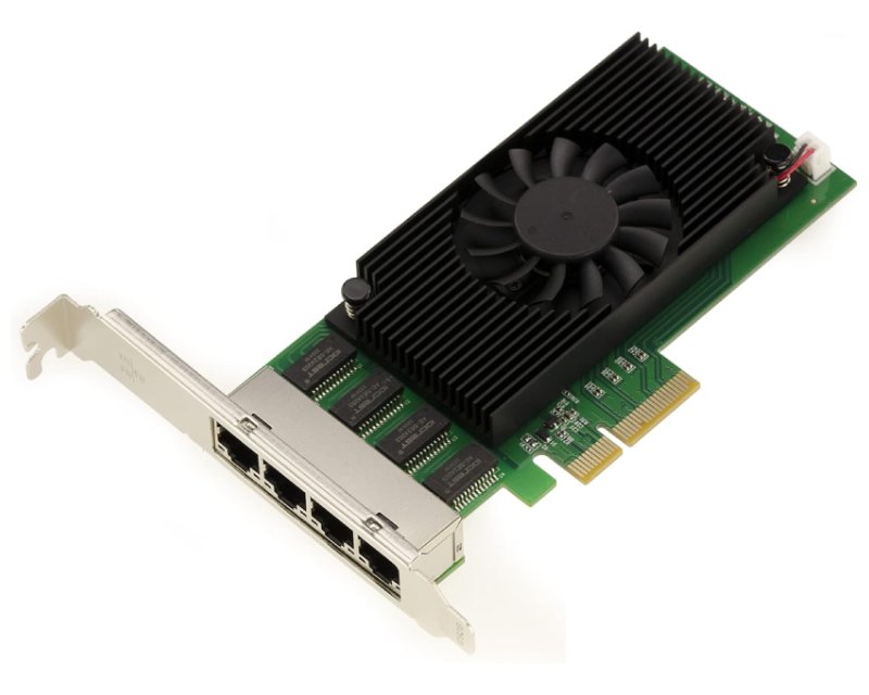 PCI-Express kontroler 4-port 2.5 Gigabit Ethernet (Intel I225)