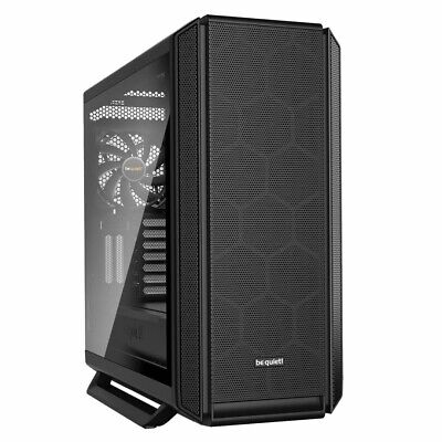 SILENT BASE 802 Window Black, MB compatibility: E-ATX / ATX / M-ATX / Mini-ITX, Three pre-installed be quiet! Pure Wings 2 140mm fans, Ready for water cooling radiators up to 420mm