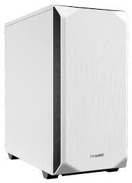 PURE BASE 500 White, MB compatibility: ATX / M-ATX / Mini-ITX, Two pre-installed be quiet! Pure Wings 2 140mm fans, Ready for water cooling radiators up to 360mm