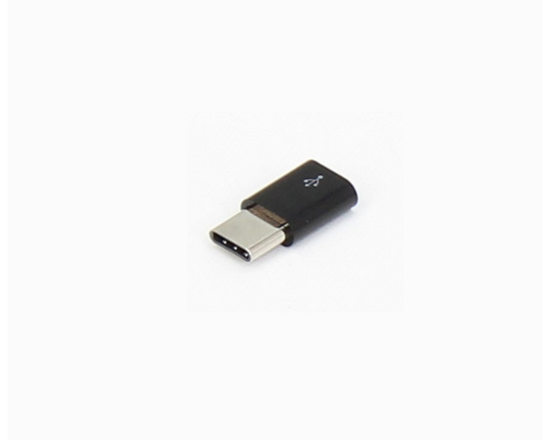 E-Green Adapter USB 3.1 tip C (M) - Micro USB (F) crni