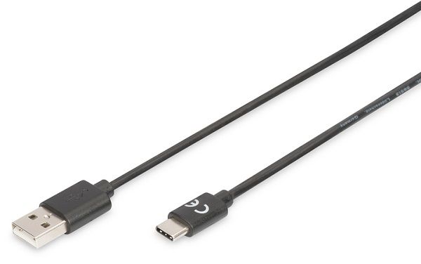 Assmann USB2.0 to USB-C Cable, up to 5Gbit/s, 1.8m