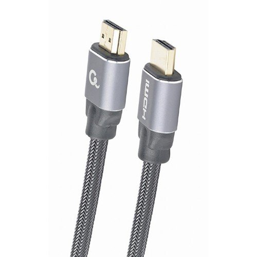 Gembird MONITOR Cable, Premium Series, High speed HDMI 4K with Ethernet, HDMI/HDMI M/M, Gold Plated, Braided, 3m