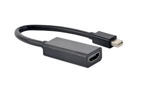 Gembird VIDEO Adapter DisplayPort (mini) to HDMI, M/F, DP 1.2, Cable, Black