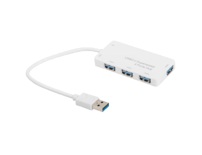 E-Green USB 3.1 tip C HUB 4port beli