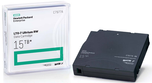 HPE Data Tape Catridge HPE LTO Ultrium-7/( 6TB/15TB )/RW