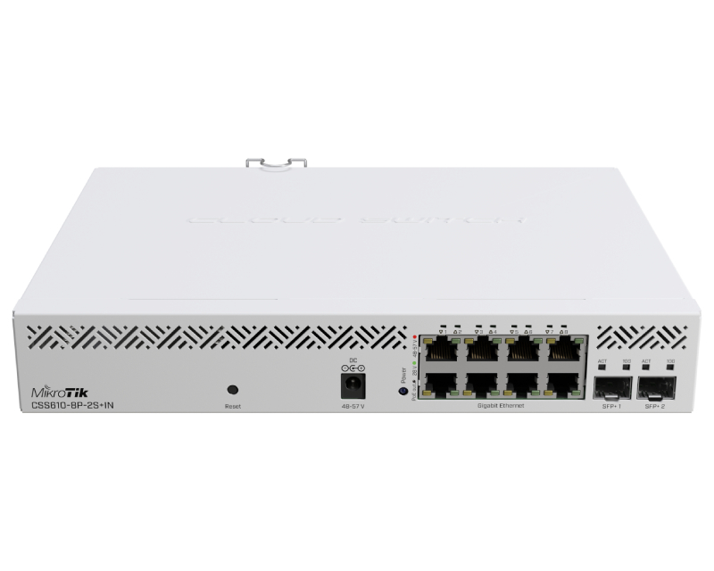 Mikrotik (CSS610-8P-2S+IN) SwitchOS Cloud Smart Switch