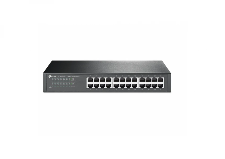 TP-Link Switch TP-LINK TL-SG1024D Gigabit/24x RJ45/10/100/1000Mbps/Desktop/Rackmount metalno kuciste