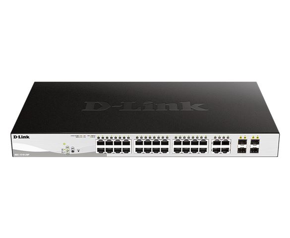 D-Link D-Link 28G 4xSFP web upravljivi Switch PoE 193W DGS-1210-28P