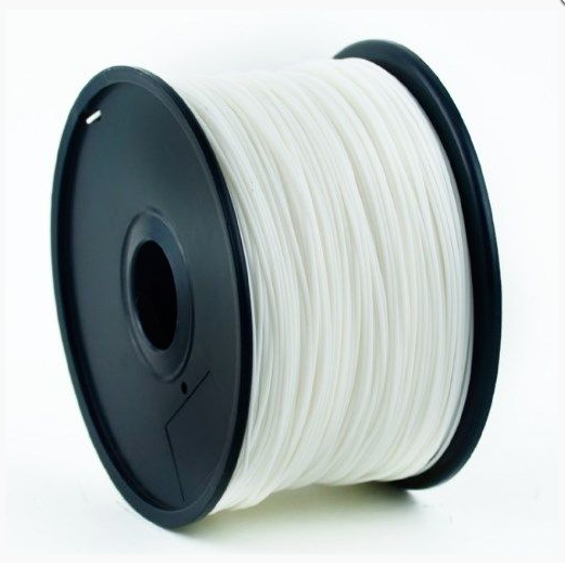 Gembird PLA 3mm Filament za 3D printer kotur 1KG Bela