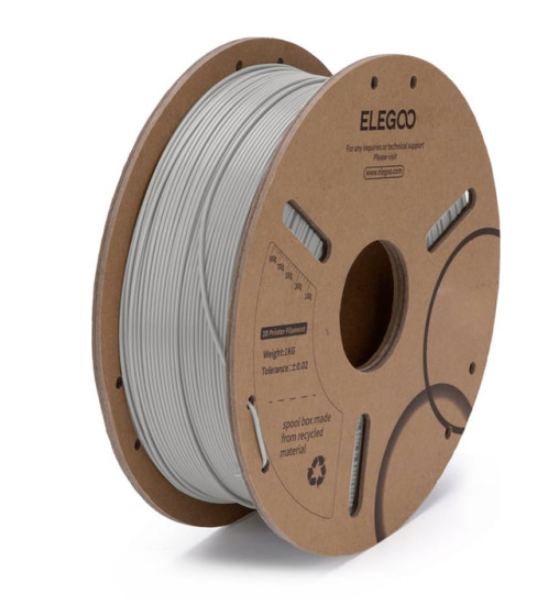 Elegoo PLA Filament 1kg Siva