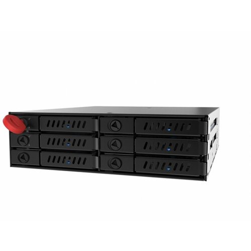 Chieftec CMR-625 6 x 2.5" SATA rack fioka crna