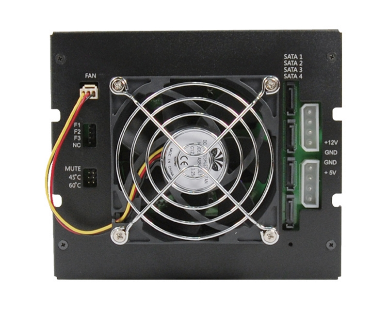 Chieftec CMR-3141SAS 4 x 3.5" ili 4 x 2.5" SATA crna fioka za hard disk