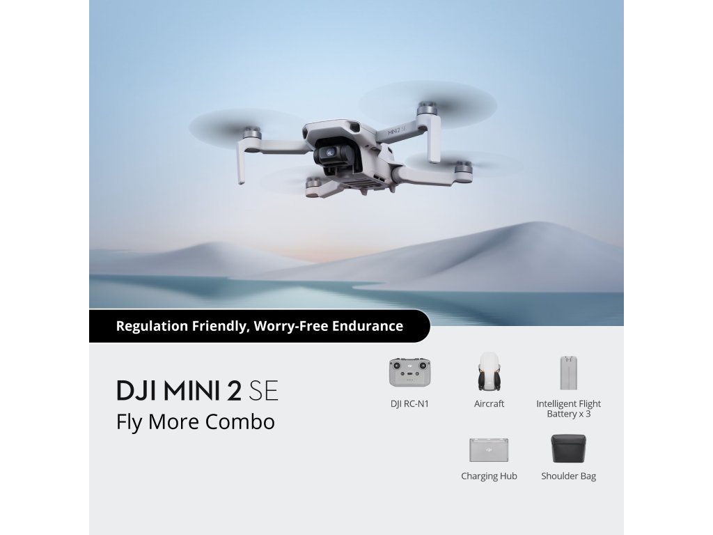 DJI Dron Mini 2 SE Fly More Combo NEW