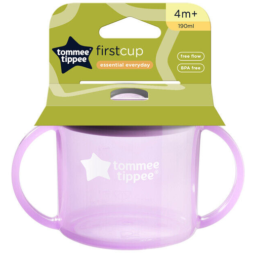 Tommee Tippee šolja Basic 190ml, 4M Ljubičasta