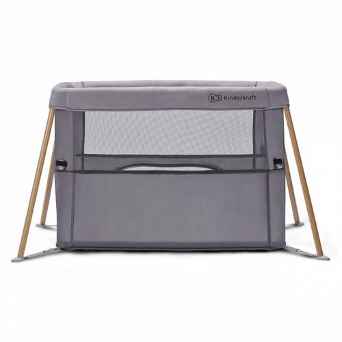 Kinderkraft Prenosivi Krevetac Movi Grey&Wood