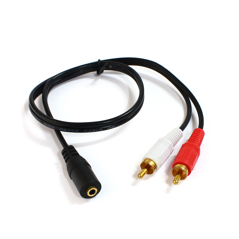 Kabl 2 RCA M na 3.5mm stereo 2